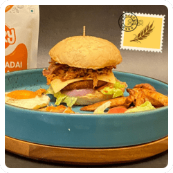 Fiery Chicken Burger – CURRYiT